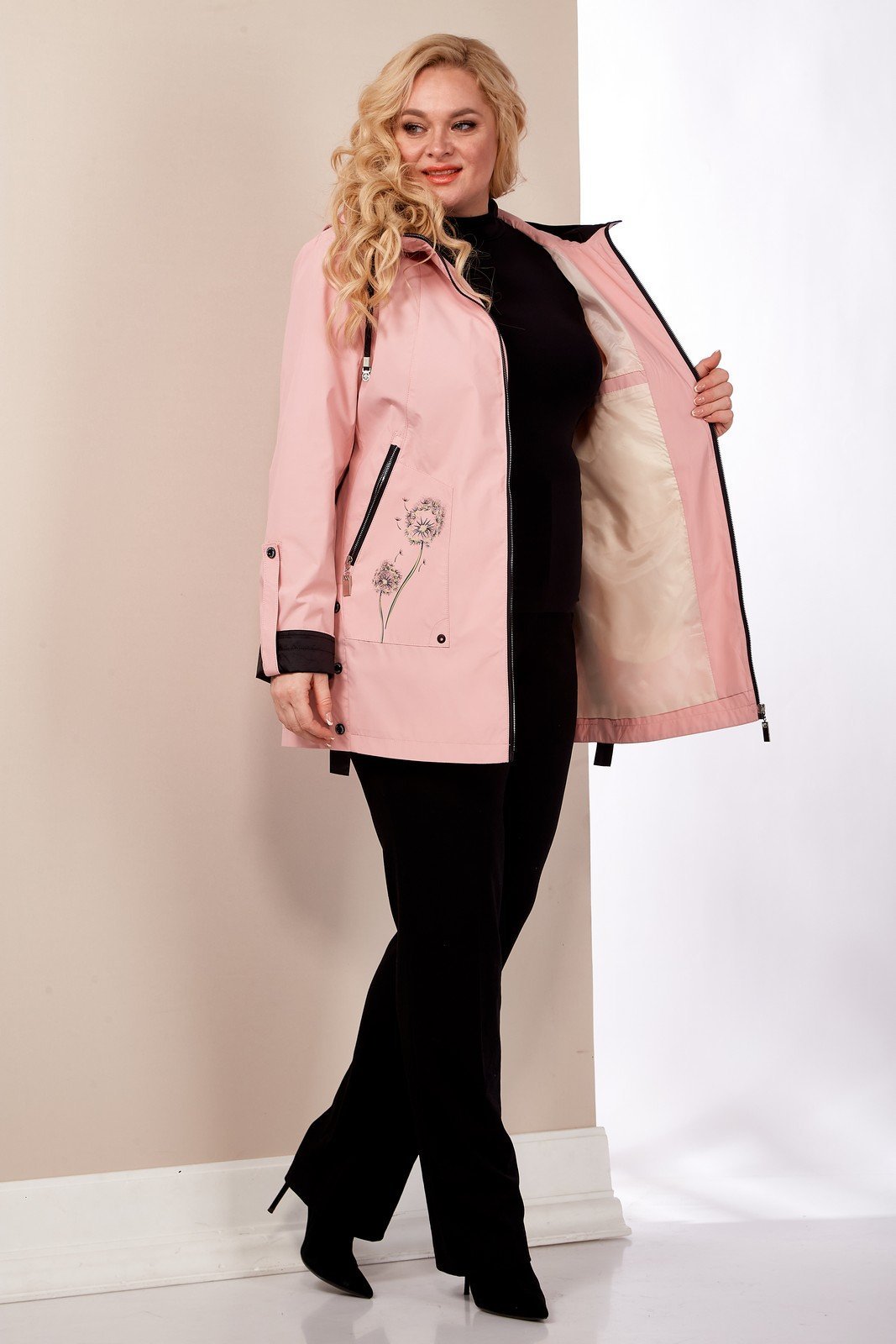 Куртка 2116 пудра Shetti купить - 7% скидка | в наличии